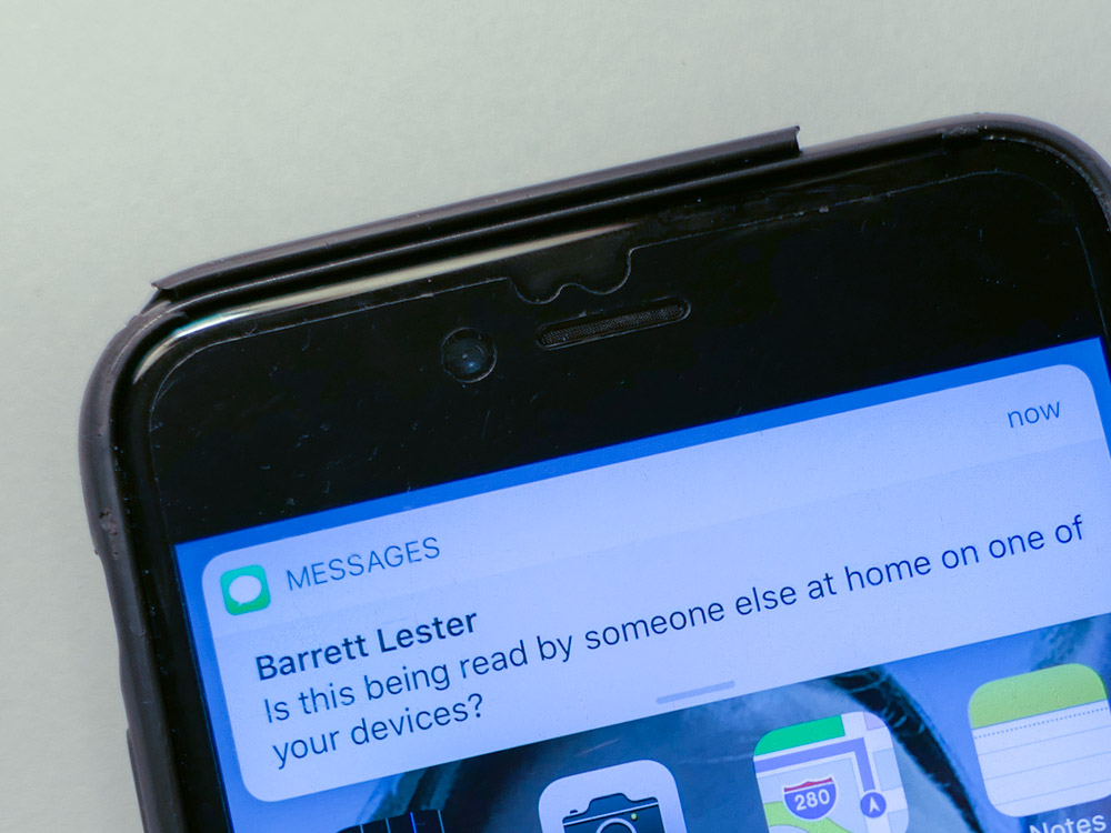 iMessage Banner on iPhone | At Home with Tech
