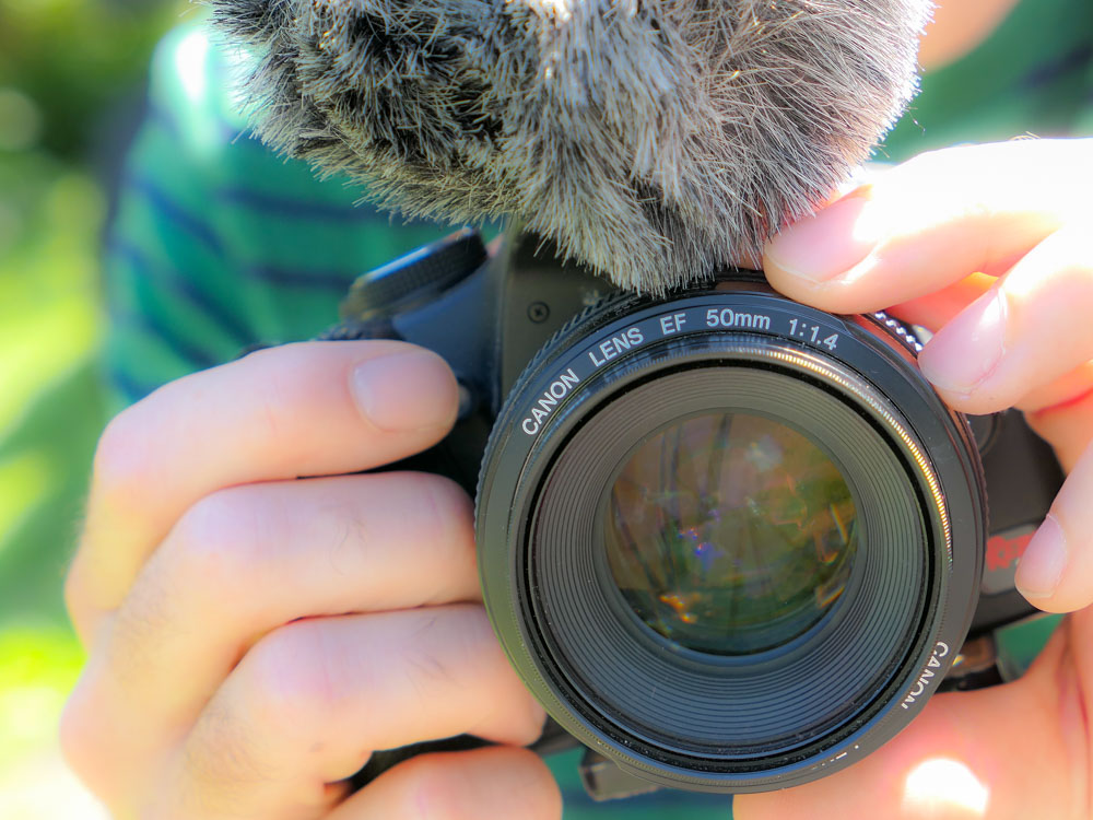 Canon Camera Capturing B-Roll | At Home with Tech